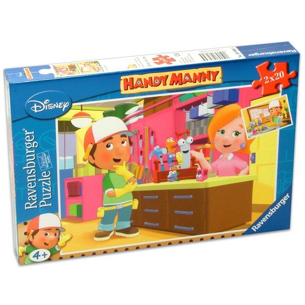 Handy Manny 2 x 20 db-os puzzle - JátékNet.hu