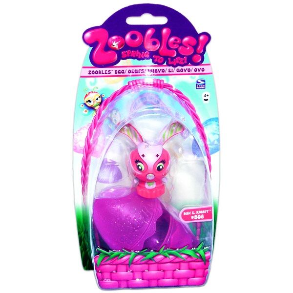 Zoobles 2012 - Húsvéti tojás - Bun E. Rabbit rózsaszín tojással ...