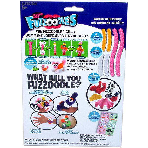 Fuzzoodles plüssfigura készítő szett - rózsaszín - JátékNet.hu