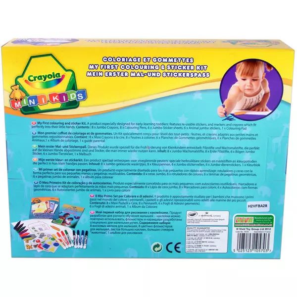 Crayola Mini Kids: Set de colorear y decorar - Tulli.es