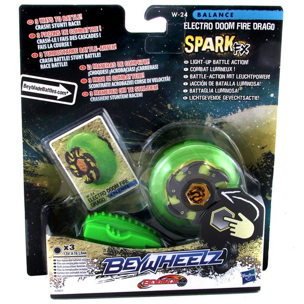 Beyblade: BeyWheelz Electro Doom Fire Drago világító pörgettyű ...