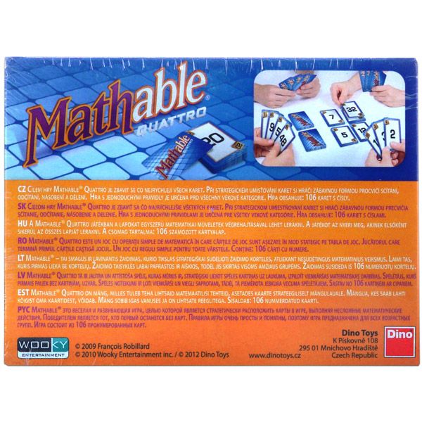 Mathable Quattro kártyajáték - JátékNet.hu