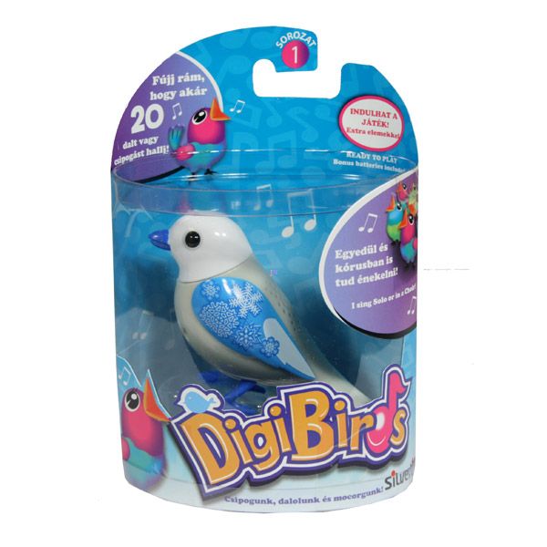 Digibirds: Madár - szürke-fehér, Snowflake - JátékNet.hu