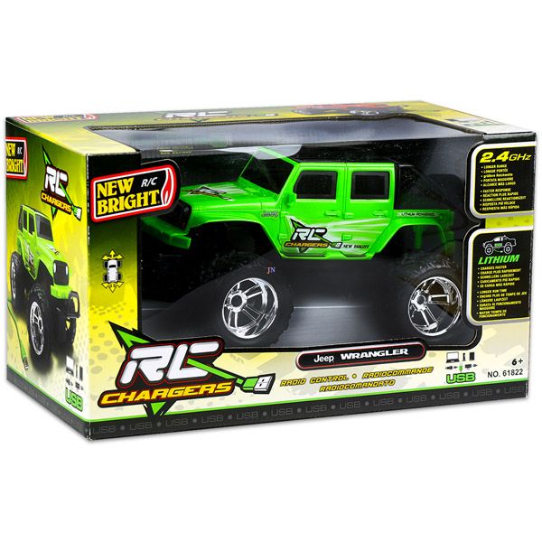 New Bright RC Jeep Wrangler távirányítású autó - zöld - JátékNet.hu