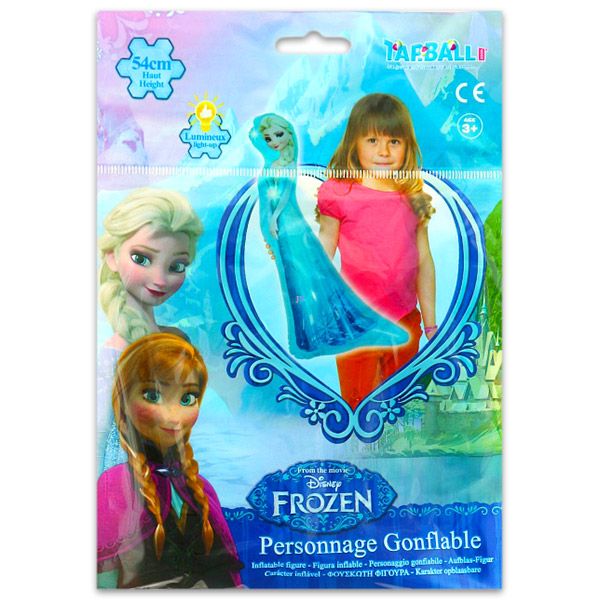 Disney hercegnők Jégvarázs felfújható világító Elsa baba - 55 cm ...