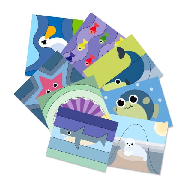 LENA: Animale decupabile din hârtie - Tulli.ro