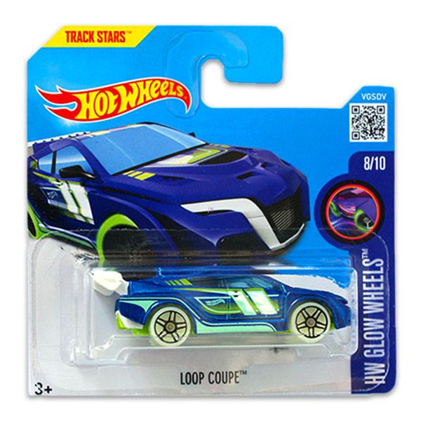 Hot Wheels Glow Wheels: Loop Coupe kisautó - JátékNet.hu