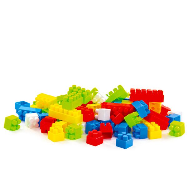 Combi Blocks: Műanyag, közepes méretű építőkocka 10kg-os kiszerelésben ...