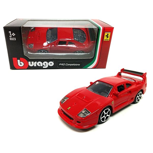 Bburago: Ferrari Race and Play 1:64 Ferrari F40 Competizione - piros ...