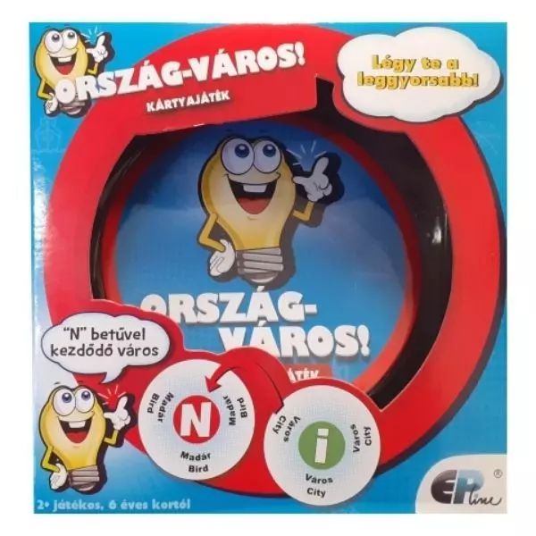Zemlje i gradovi - igra s kartama na mađarskom jeziku - Tulli.hr