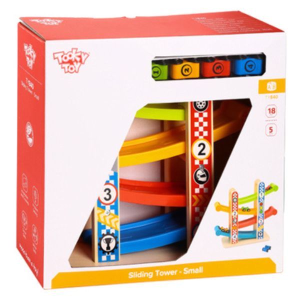 Turn rampe colorat cu 1 mașină mică - Tulli.ro