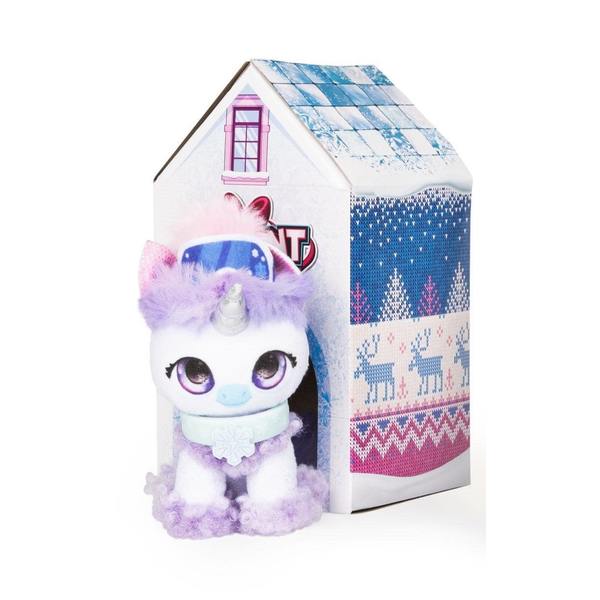 Present Pets: Mini kutya figura házikóban - Snow - JátékNet.hu