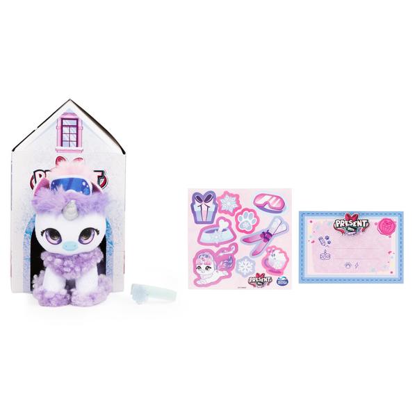 Present Pets: Mini kutya figura házikóban - Snow - JátékNet.hu