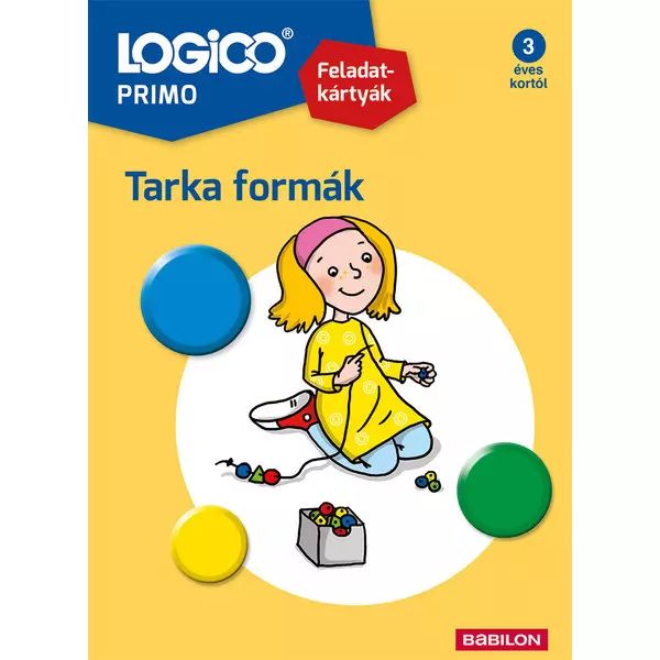 Karty pracy Logico Primo - Kolorowe kształty - Tullitoys.pl