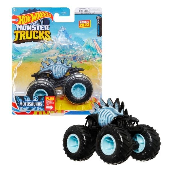 Hot Wheels Monster Trucks: Mașinuță Motosaurus - 1:64 - Tulli.ro