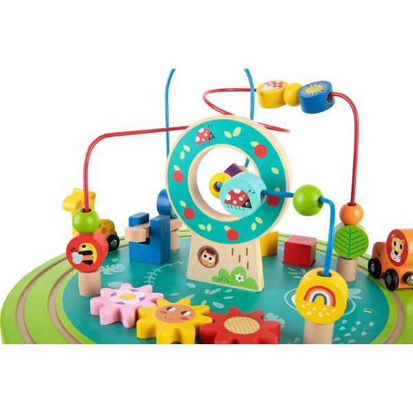 Tooky Toy: Foglalkoztató asztalka, fa - JátékNet.hu