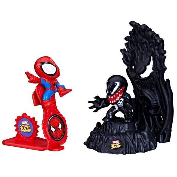 Marvel: Stunt Squad kilőhető akciófigura szett - Pókember és Venom ...