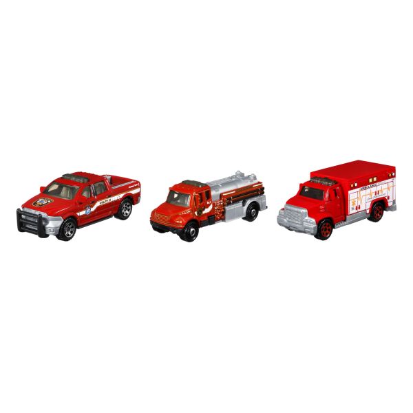 Matchbox: 3 darabos kisautó készlet - MBX Fire Rescue - JatekBolt.hu