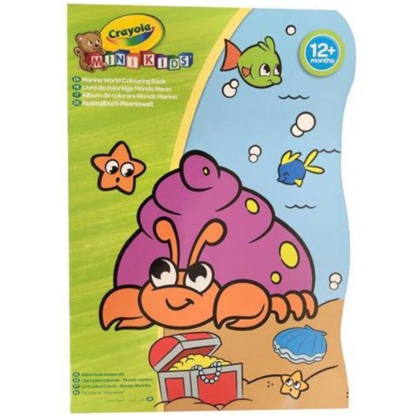 Crayola Mini Kids: carte de colorat - diferite - Tulli.ro