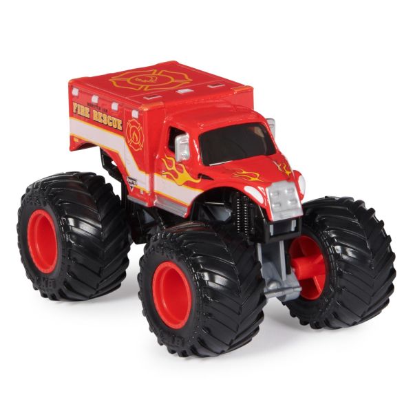 Monster Jam: 30. széria - Fire Rescue kisautó, 1:64 - JatekBolt.hu