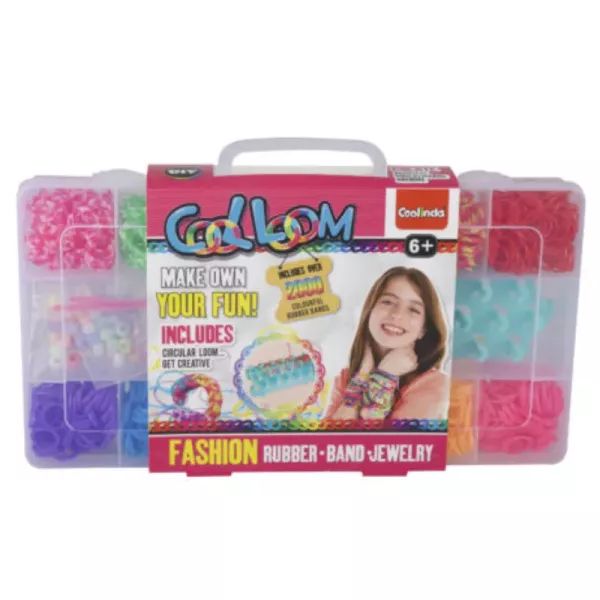 Cool Loom: Gumikarkötő készítő szett - 2000 db-os - JatekBolt.hu
