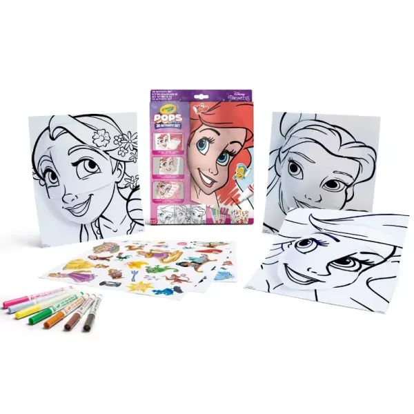Crayola POPs: 3D pobarvanke - Disneyjeve princese - Tulli.si