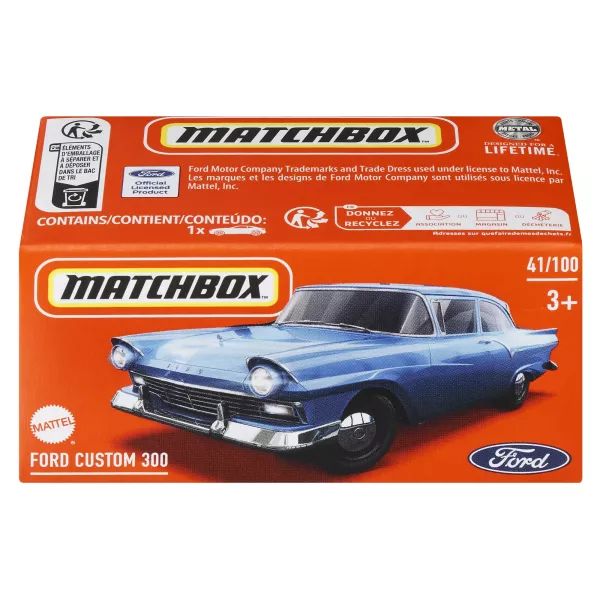 Matchbox: Ford Custom 300 kisautó papírdobozban - JátékNet.hu
