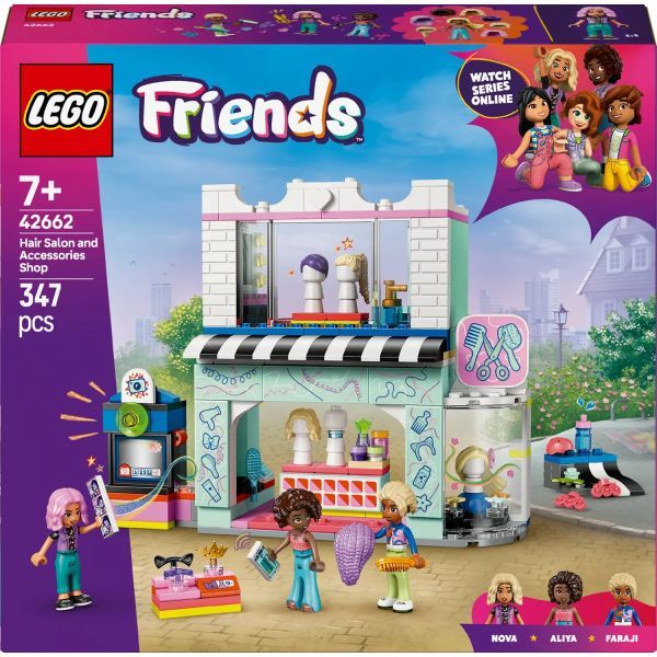 LEGO® Friends Fodrászat és fodrászkellékek boltja 42662 - JátékNet.hu