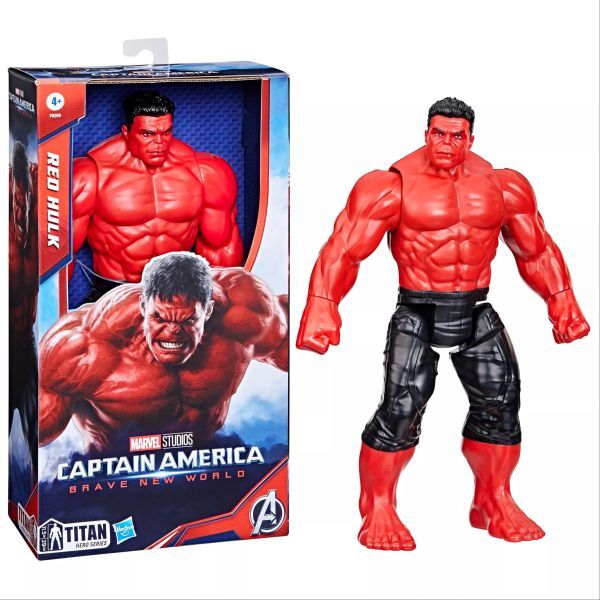 Marvel: Titan Hero Deluxe Red Hulk - Figur - Tullitoys.de