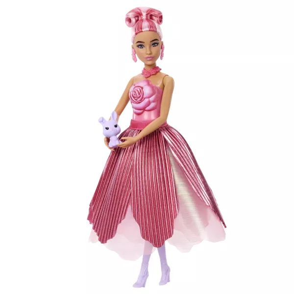Barbie: Muñeca Sorpresa Flor Mágica de Revelación - Rosa - Tulli.es