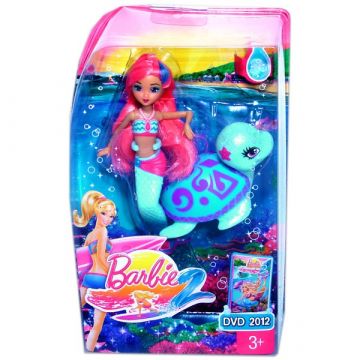 Barbie: A sellőkaland - Mini világoskék sellő Barbie teknőccel ...
