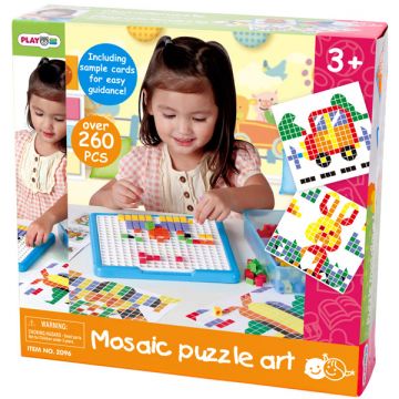 Playgo: Mozaik puzzle - 260 db-os kirakójáték - JátékNet.hu
