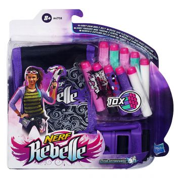 NERF Rebelle: Diva 10 db-os lőszer utántöltő készlet táskában - JátékNet.hu