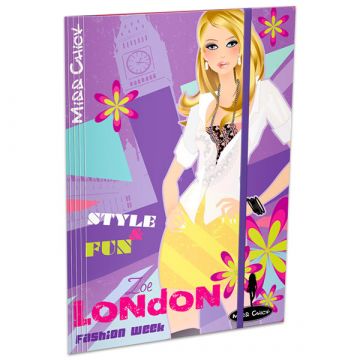 Miss Chick: A5-ös irattartó mappa - lila - JátékNet.hu