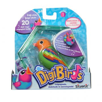 Digibirds: Összekapcsolható madárszobával - zöld-narancs, Raindrop ...