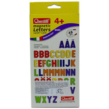 Quercetti: Magnetic Letters - 48 buc. litere mari - Tulli.ro