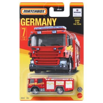Matchbox: Scania P 360 Fire Truck kisautó - JátékNet.hu