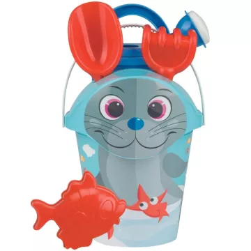 Set pentru nisip cu găleată - pui de focă - Tulli.ro