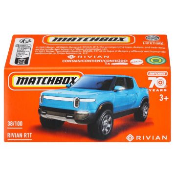 Matchbox: Rivian R1T kisautó papírdobozban - JatekBolt.hu