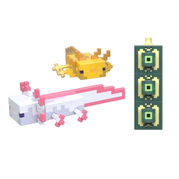 Minecraft: Craft-A-Block figurák - Axolotls - JátékNet.hu