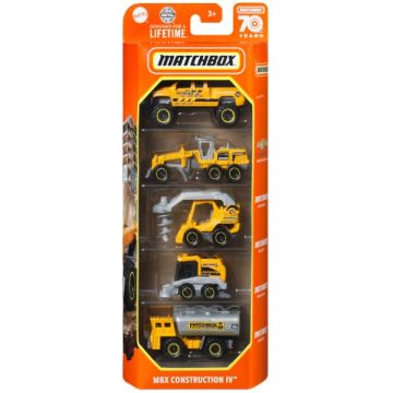 Matchbox: Construction IV - set de 5 mașinuțe - Tulli.ro
