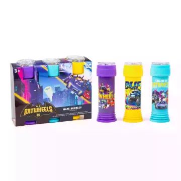 Batwheels: bellenblaas set - 3 stuks - Tullitoys.nl