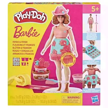 Play-Doh Barbie: Set de modă flori și franjuri - Cowboy - în limba ...